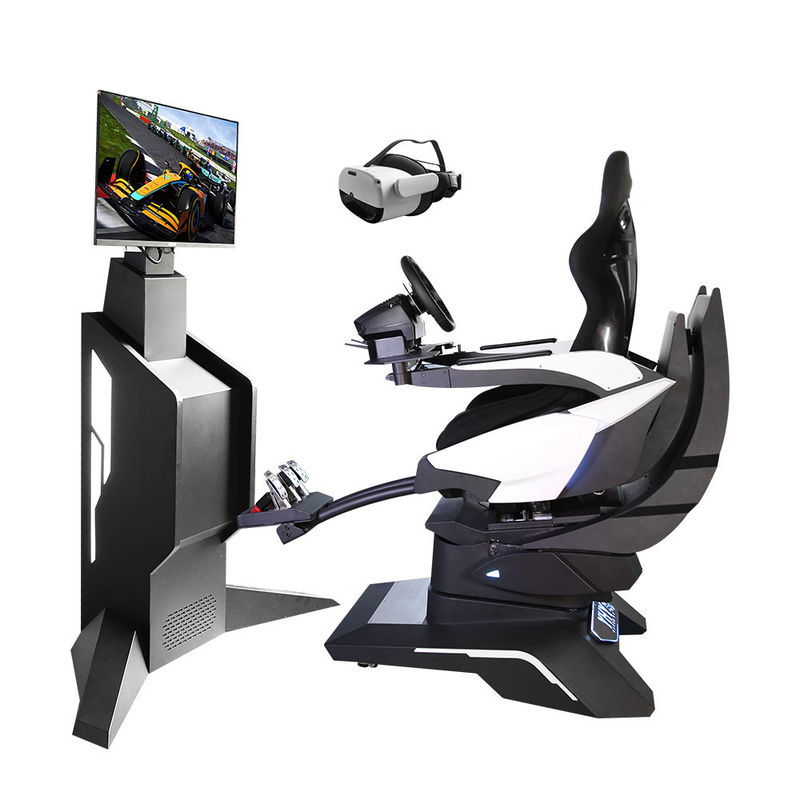 Theme Park 32 Inch Vr Car Simulator Games Race 3dof Motion Car ...