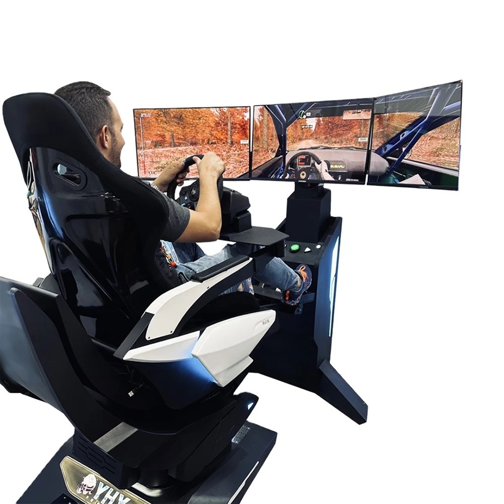 9d Vr Racing Simulator NO Inflatable 3 DOF motion Driving Car Motion ...